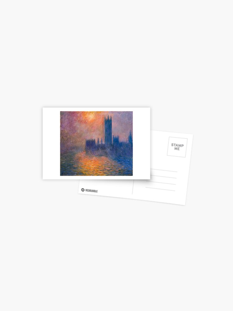 "Impressionist Art The Houses of Parliament, Sunset (1904) by Claude ...