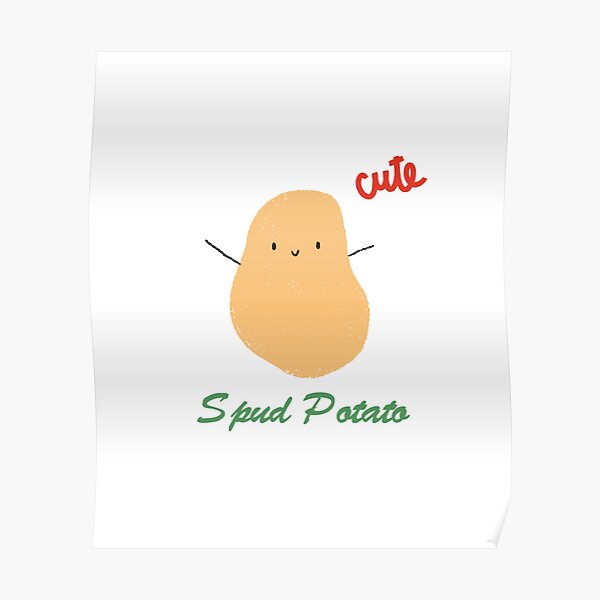 "Cute Spud Potato" Poster for Sale by JINRANIN | Redbubble