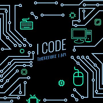 "I Code Therefore I Am - Programmer Coding Developer Design" Coffee Mug for Sale by Shirtlify ...