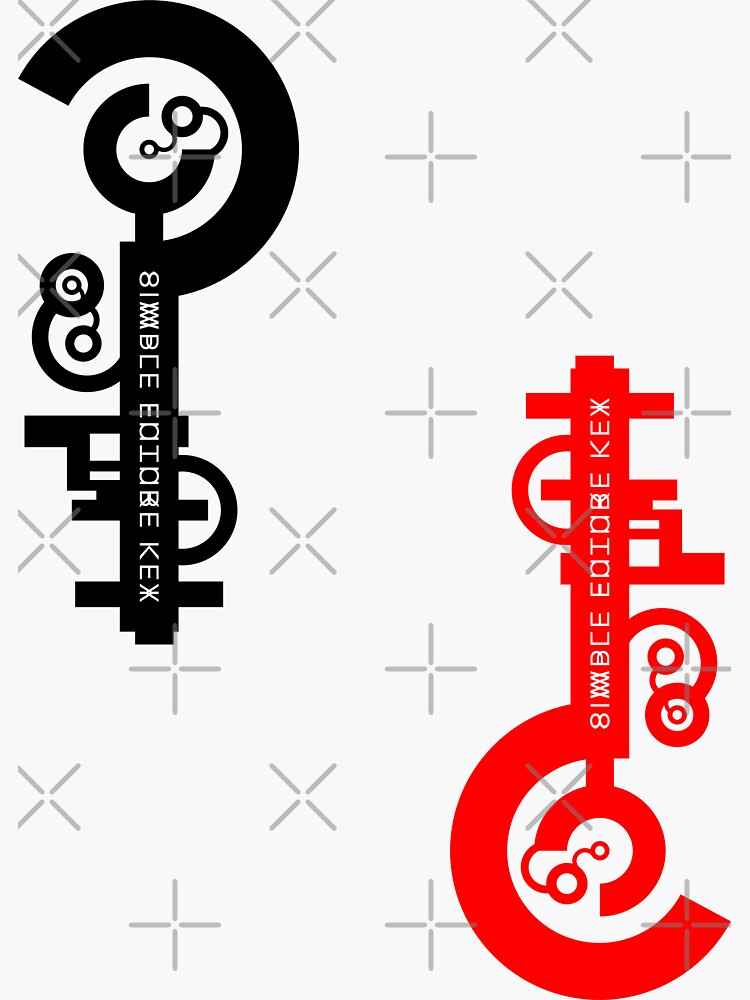 "The Future Key, to Unlock Prosperity Symbol" Sticker for Sale by ...