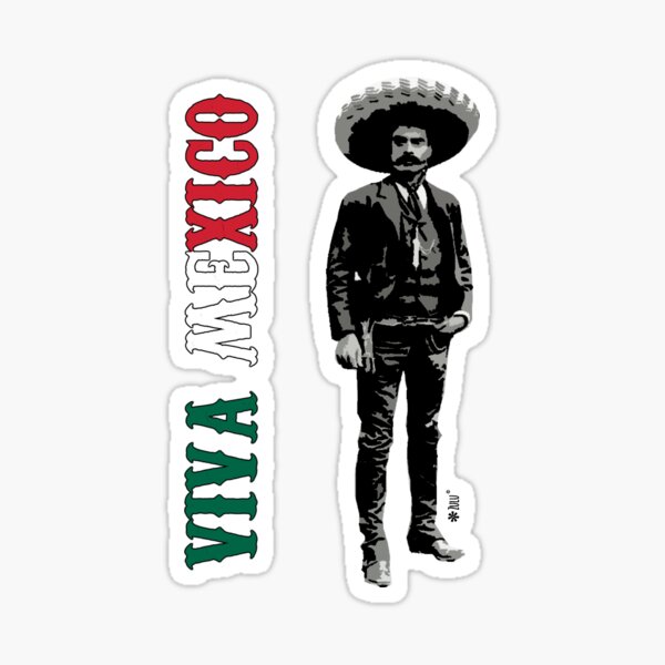 "Viva Mexico" Sticker for Sale by ZuluHistoryTees | Redbubble