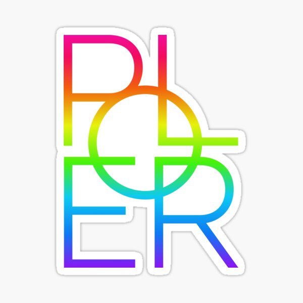 "Rainbow Pole Dance POLER Pole Dancing Rainbow" Sticker for Sale by ...