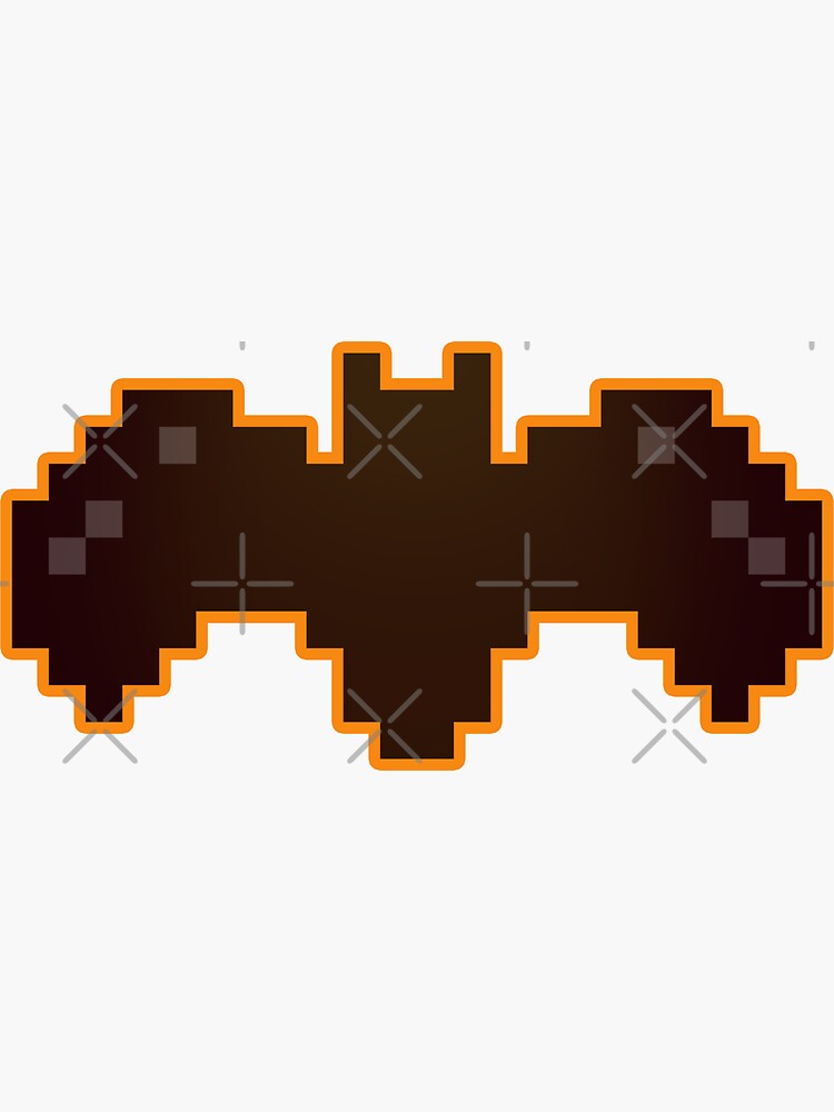 "Halloween Spooky Pixel Art Bat" Sticker for Sale by Moxn01 | Redbubble