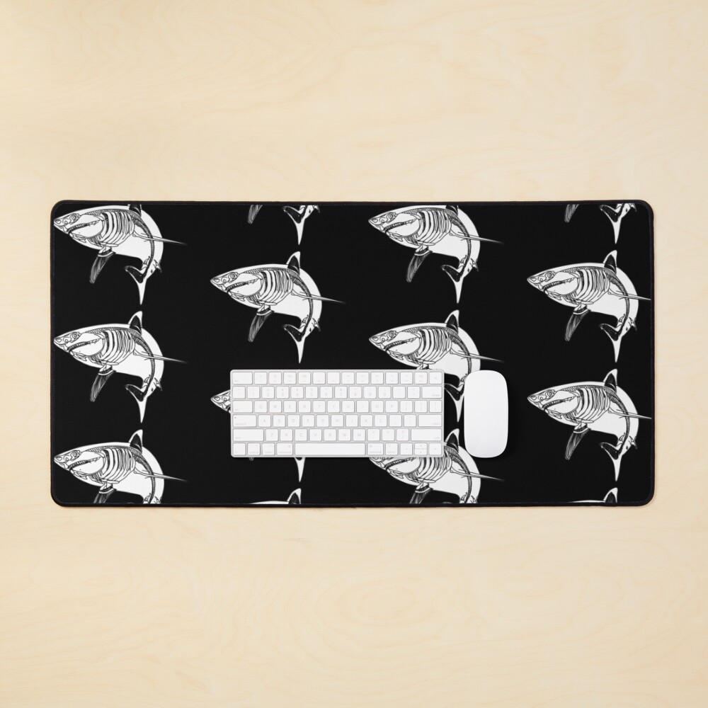 Pegatina for Sale con la obra «Esqueleto de tiburon» de Thomas Edmonds ...