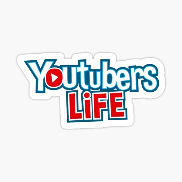 " Youtubers Life logo" Sticker for Sale by hinatow | Redbubble