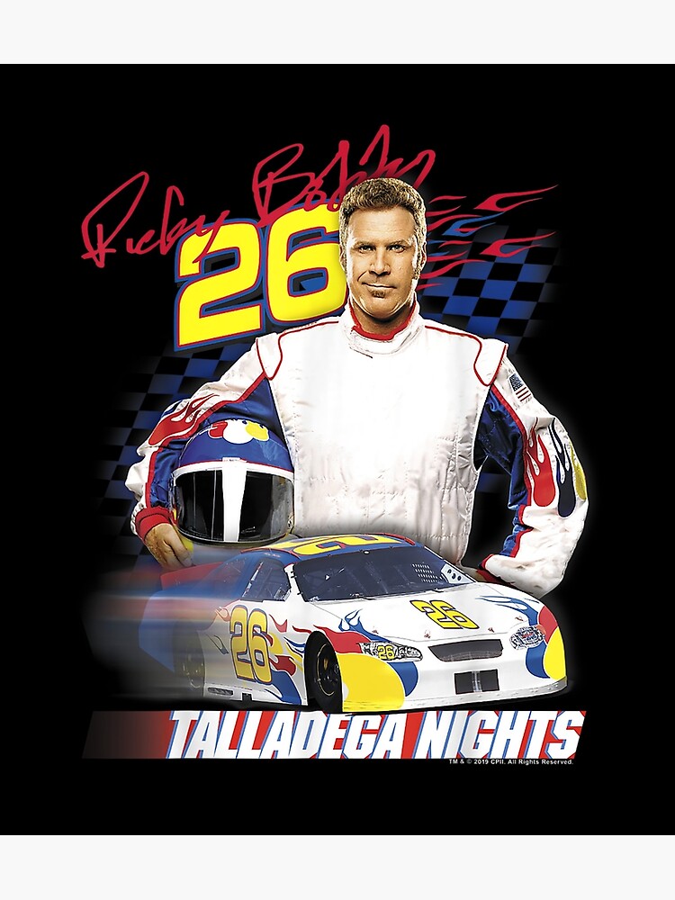 "Talladega Nights Ricky Bobby Wonder Bread Race Car Portrait" Poster ...