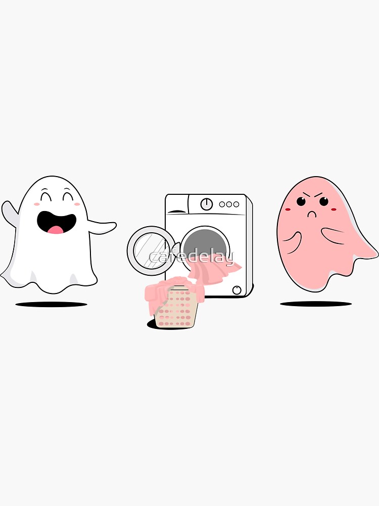 "Faded ghost" Sticker for Sale by cafedelay | Redbubble