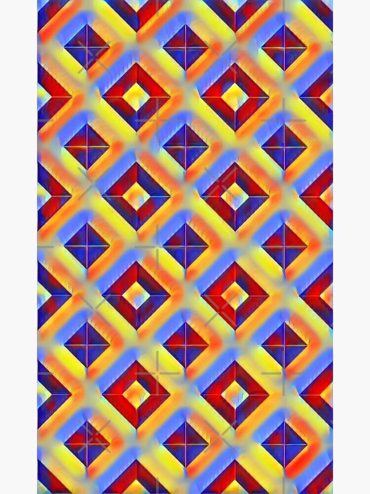 "Geo Bright" Sticker for Sale by Kawaii85 | Redbubble