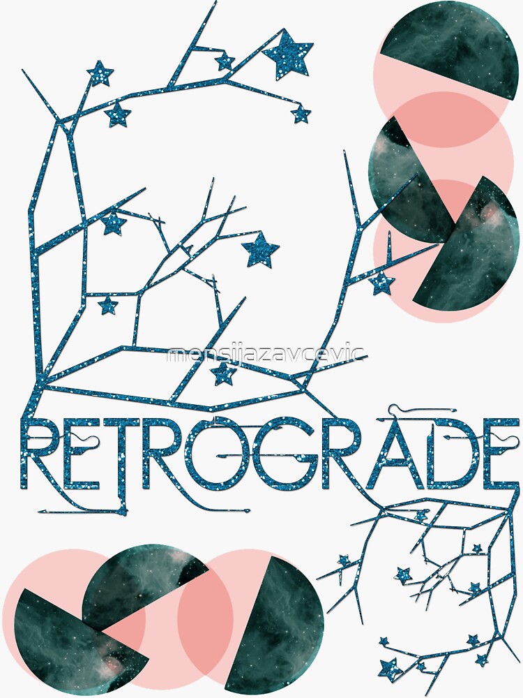 "Retrograde" Sticker for Sale by mensijazavcevic | Redbubble