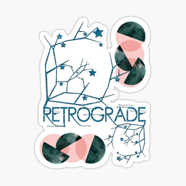 "Retrograde" Sticker for Sale by mensijazavcevic | Redbubble