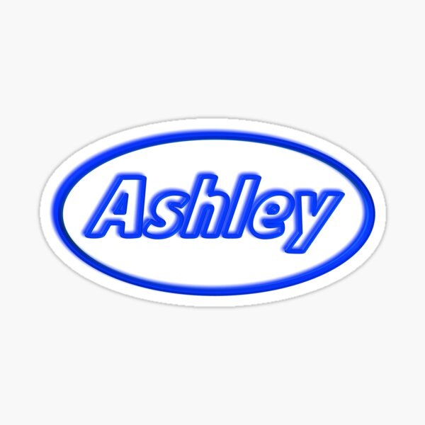 "Ashley" Sticker by flyoff | Redbubble