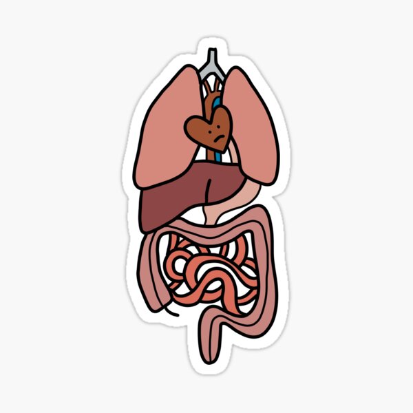 "Guts!" Sticker for Sale by martalopzz | Redbubble