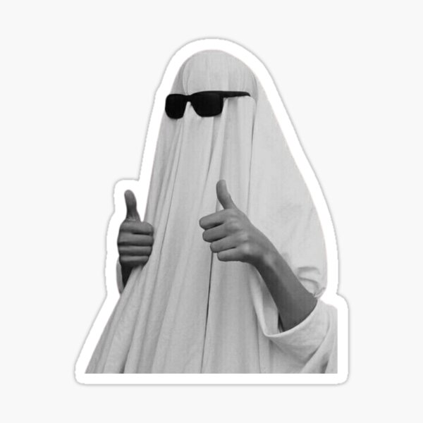 "Halloween ghost sticker" Sticker for Sale by RegnartsMemes | Redbubble