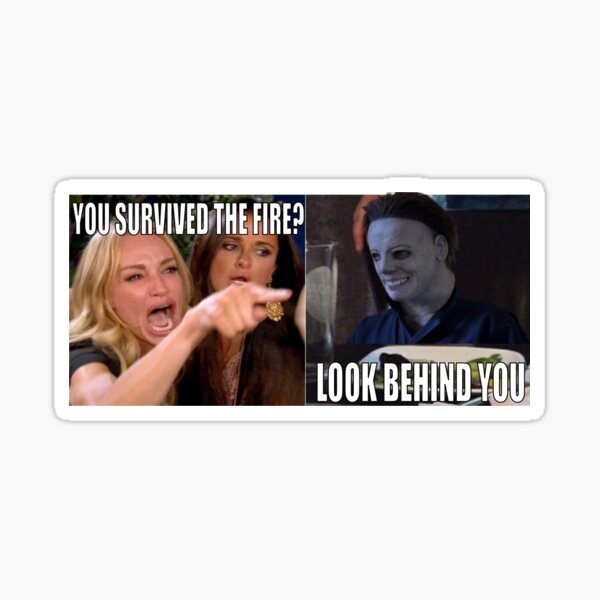 "Smiling Michael Meme - Happy Halloween" Sticker for Sale by JBunnies37 ...