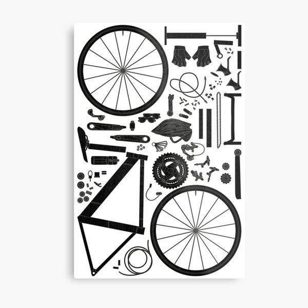 "Bike exploded, Bicycle parts, Bike Parts, Bicycle anatomy, Bike ...