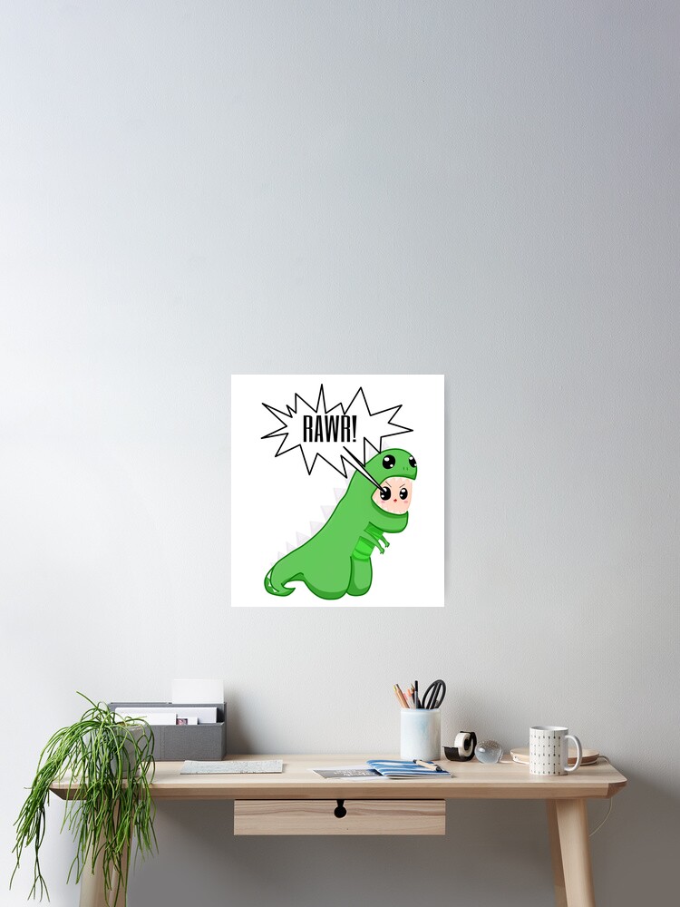 Póster con la obra «Pitosaurio uwu» de ninicreepy | Redbubble