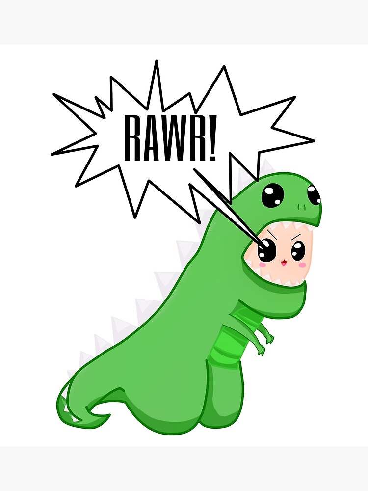 Póster con la obra «Pitosaurio uwu» de ninicreepy | Redbubble