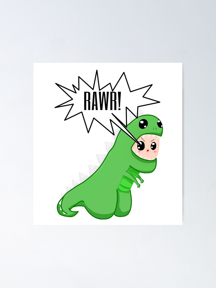 Póster con la obra «Pitosaurio uwu» de ninicreepy | Redbubble