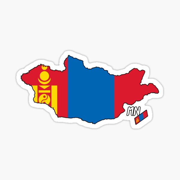 "Mongolia" Sticker by misterfake | Redbubble
