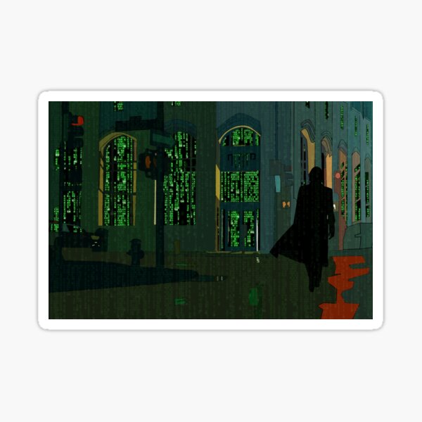 "Matrix" Sticker for Sale by behzataltuner | Redbubble
