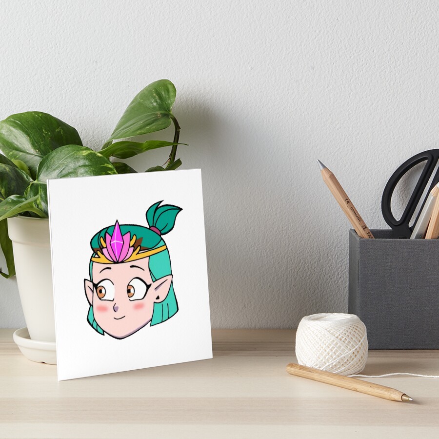 "amity blight grom face the owl house" Art Board Print for Sale by ...