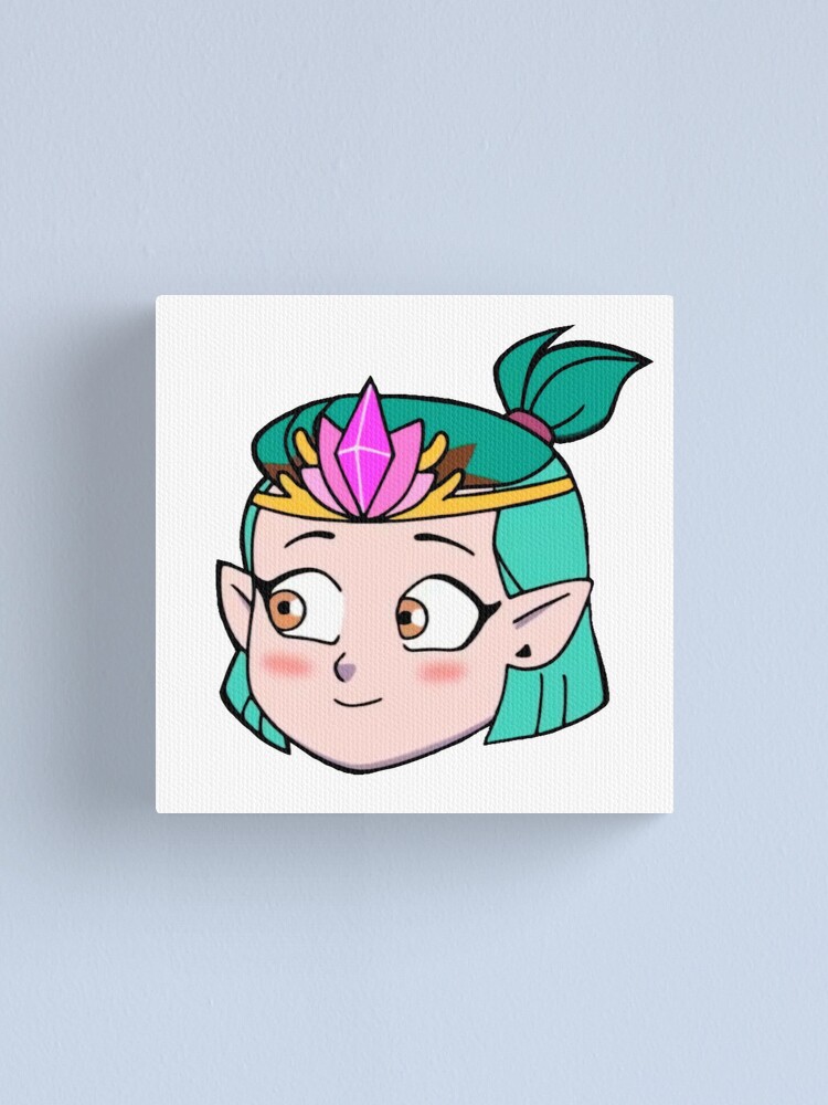 "amity blight grom face the owl house" Canvas Print for Sale by ...