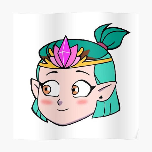 Póster «amity blight grom face the owl house» de rainfrogham | Redbubble