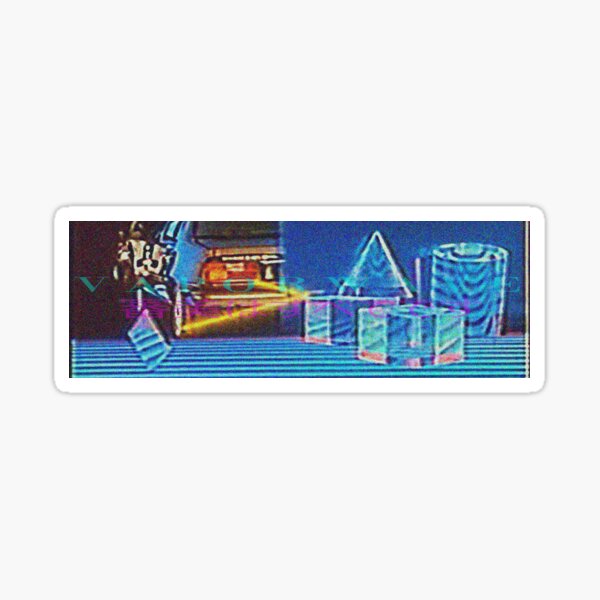 "Vaporwave aesthetic" Sticker for Sale by TheDJK | Redbubble