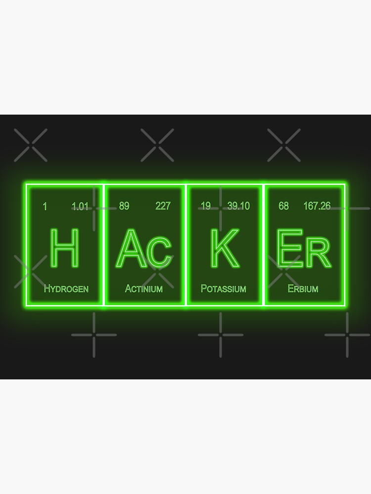 "Neon Hacker" Sticker for Sale by frangipanms | Redbubble
