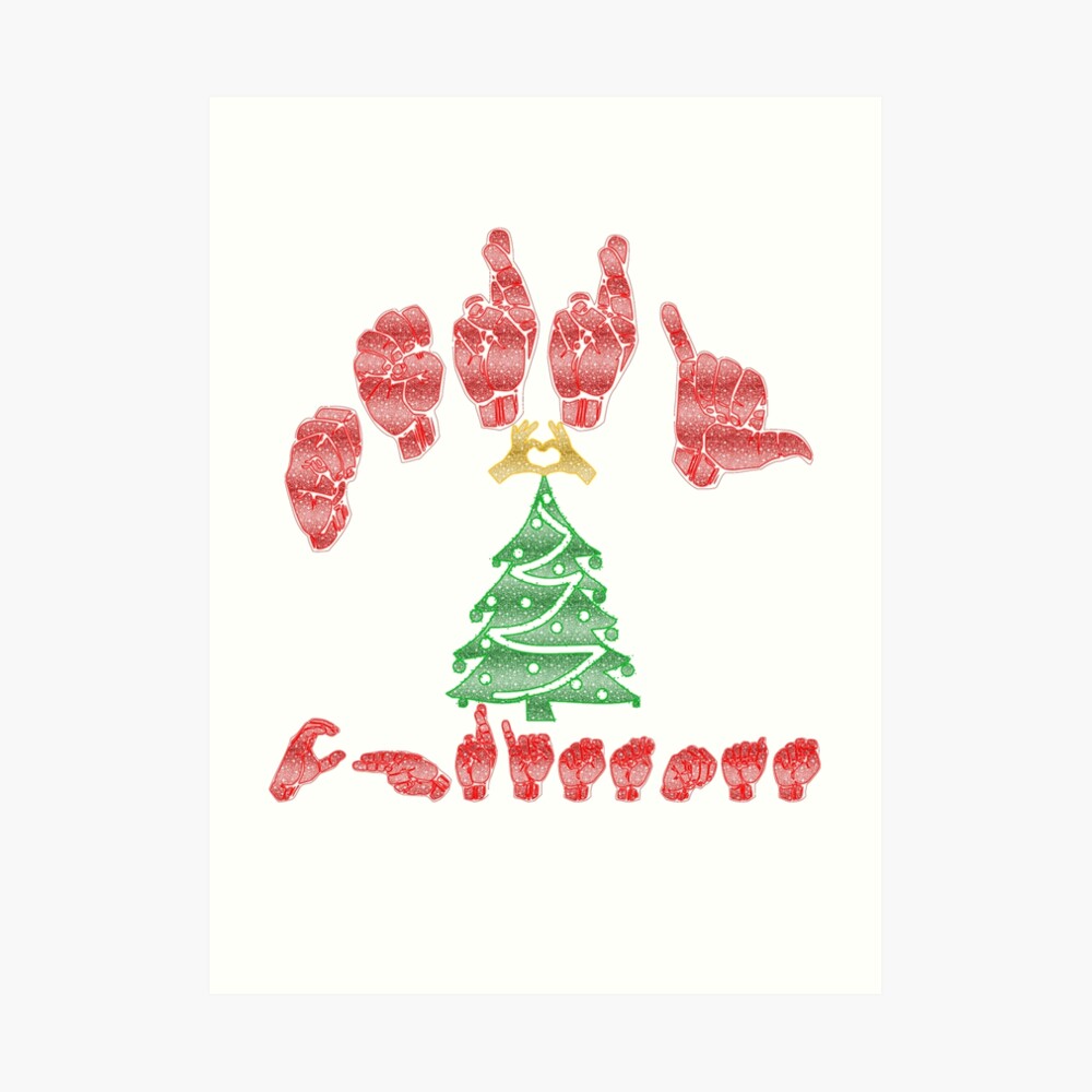 American Sign Language Merry Christmas American Sign Language