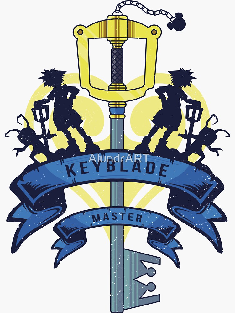 "Keyblade" Sticker for Sale by AlundrART | Redbubble