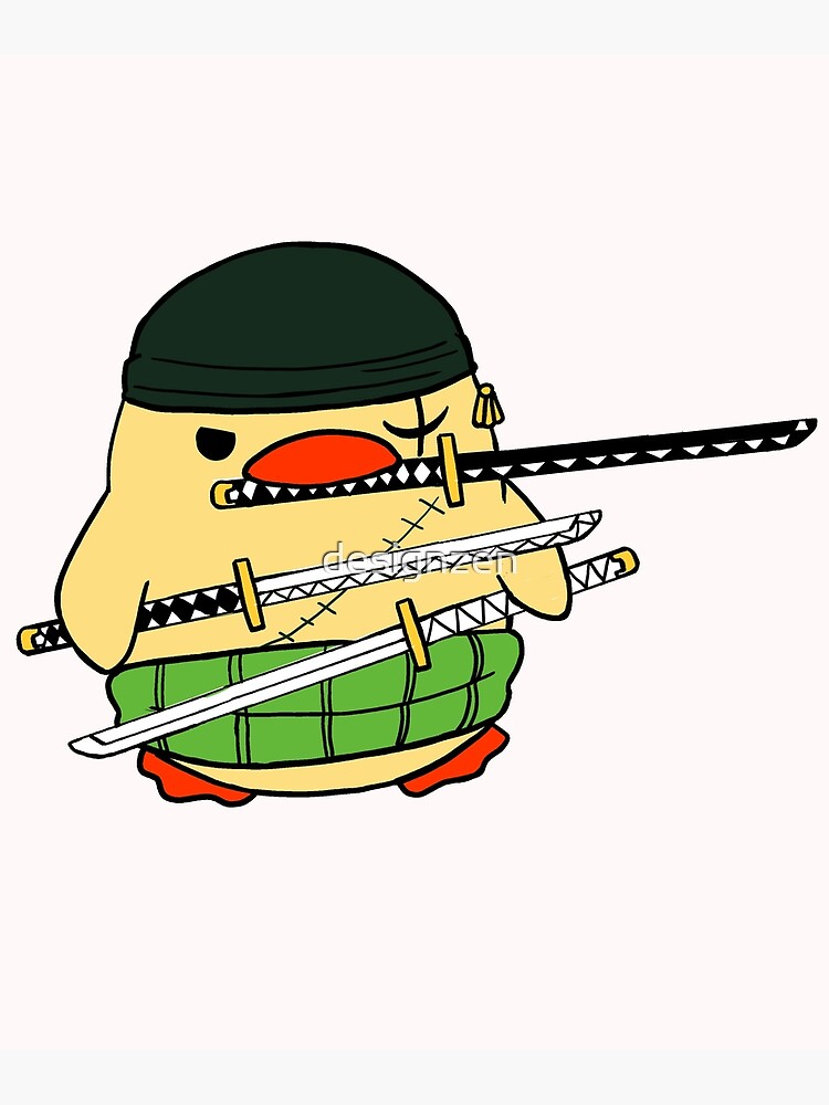 Samurai Duck With Katana, Premium Matte Vertical Poster Designed & Sold ...