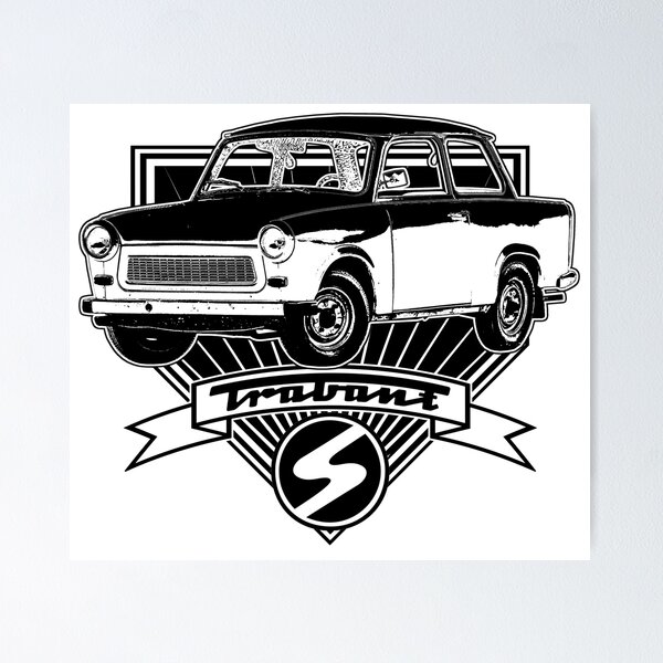Poster for Sale mit "Trabant 601" von CoolCarVideos | Redbubble