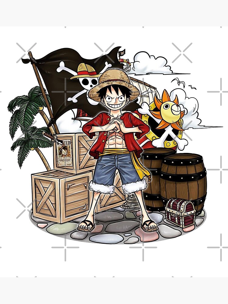 One Piece Monkey D. Luffy Premium Matte Vertical Poster Designed & Sold ...