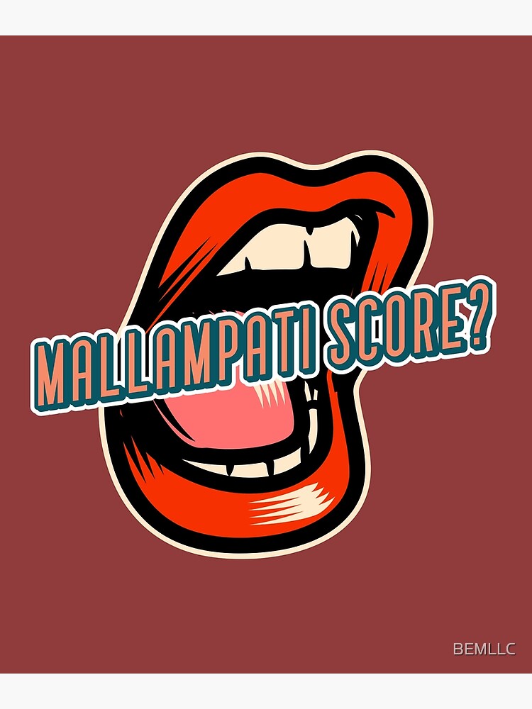 "Mallampati Score" Poster for Sale by BEMLLC | Redbubble