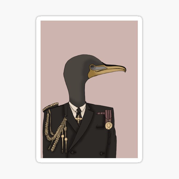 "Royal Navy Cormorant" Sticker for Sale by JemmaSharpe | Redbubble