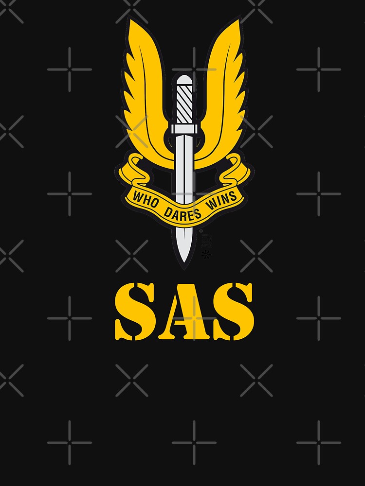 "SAS" T-shirt for Sale by ZuluHistoryTees | Redbubble | shield t-shirts ...