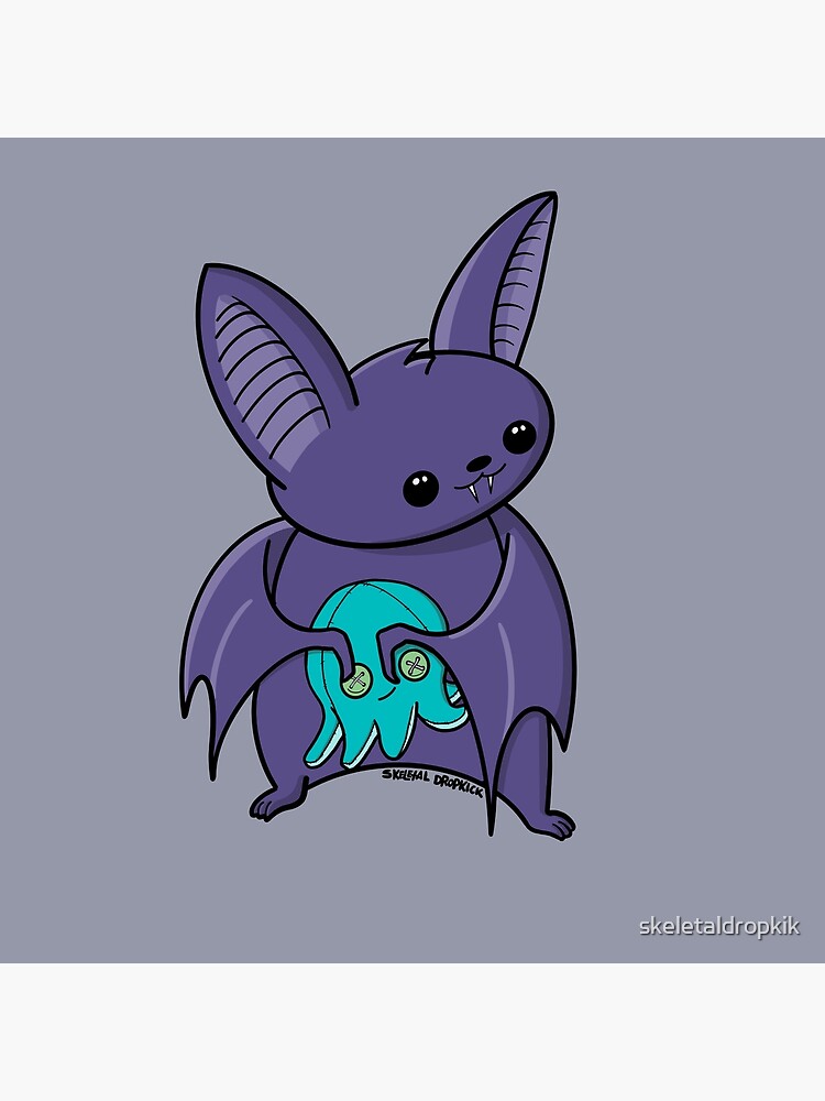 "Cuddle Bat" Poster for Sale by skeletaldropkik | Redbubble