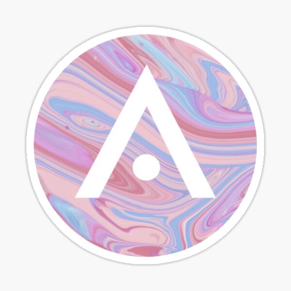"Rainbow Swirl Aveda Logo" Sticker for Sale by Dalaura | Redbubble
