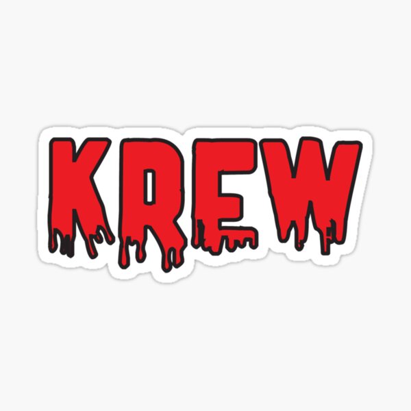 "The Krew itsfunneh " Sticker for Sale by MICHELL-LOVEB | Redbubble