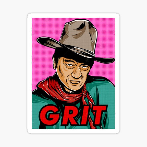 "Grit " Sticker for Sale by EvelettKus | Redbubble