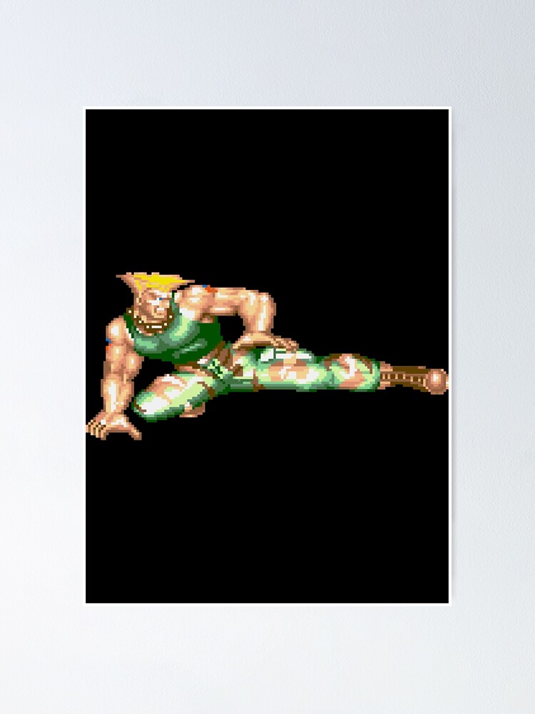 "Street Fighter - Guile " Poster by AnarelyChester1 | Redbubble