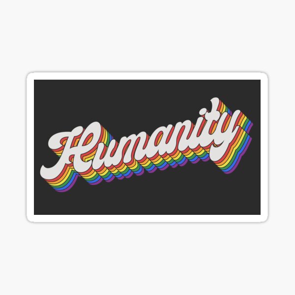 "Humanity" Sticker for Sale by TenkenNoKaiten | Redbubble