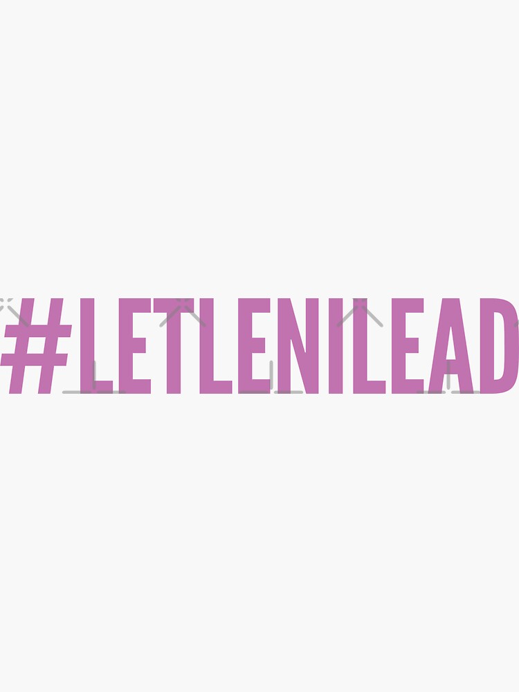 "Leni Robredo. Let Leni Lead. Leni 2022" Sticker for Sale by efenem ...
