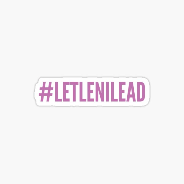 "Leni Robredo. Let Leni Lead. Leni 2022" Sticker for Sale by efenem ...