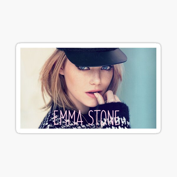 "Emma Stone" Sticker for Sale by aoritoioho | Redbubble