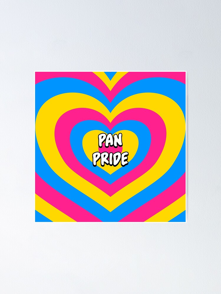 "Pan Pride - Pansexual Pride" Poster for Sale by SSFootball | Redbubble