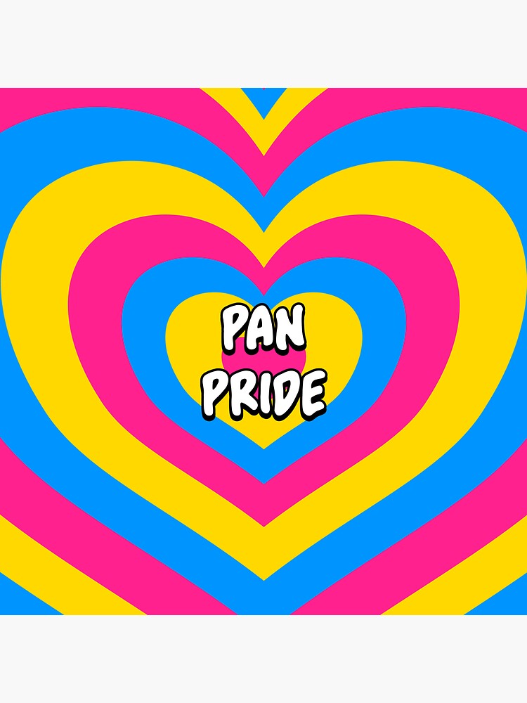"Pan Pride - Pansexual Pride" Sticker for Sale by SSFootball | Redbubble