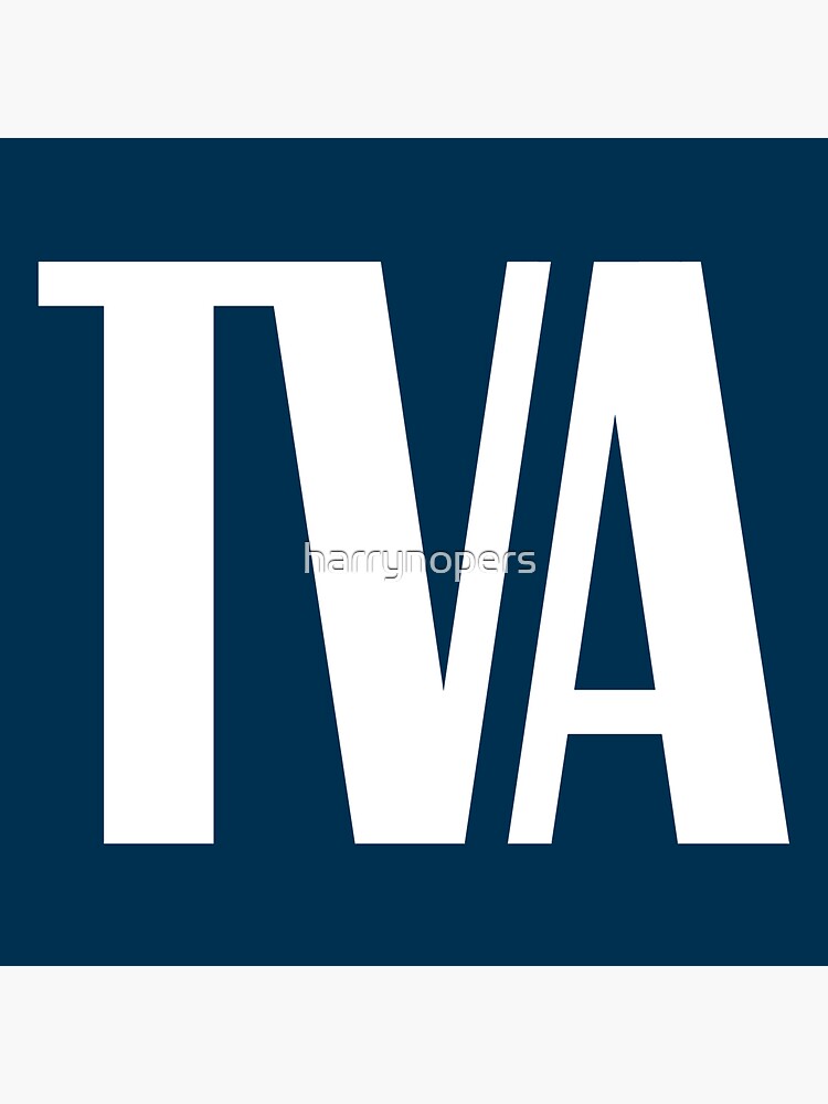 "TVA Logo" Sticker for Sale by harrynopers | Redbubble
