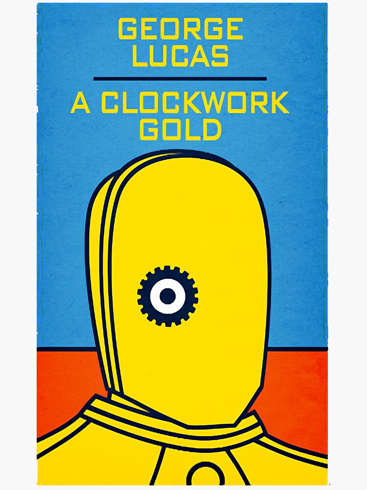 "A Clockwork Gold " Sticker by AnarelyChester1 | Redbubble